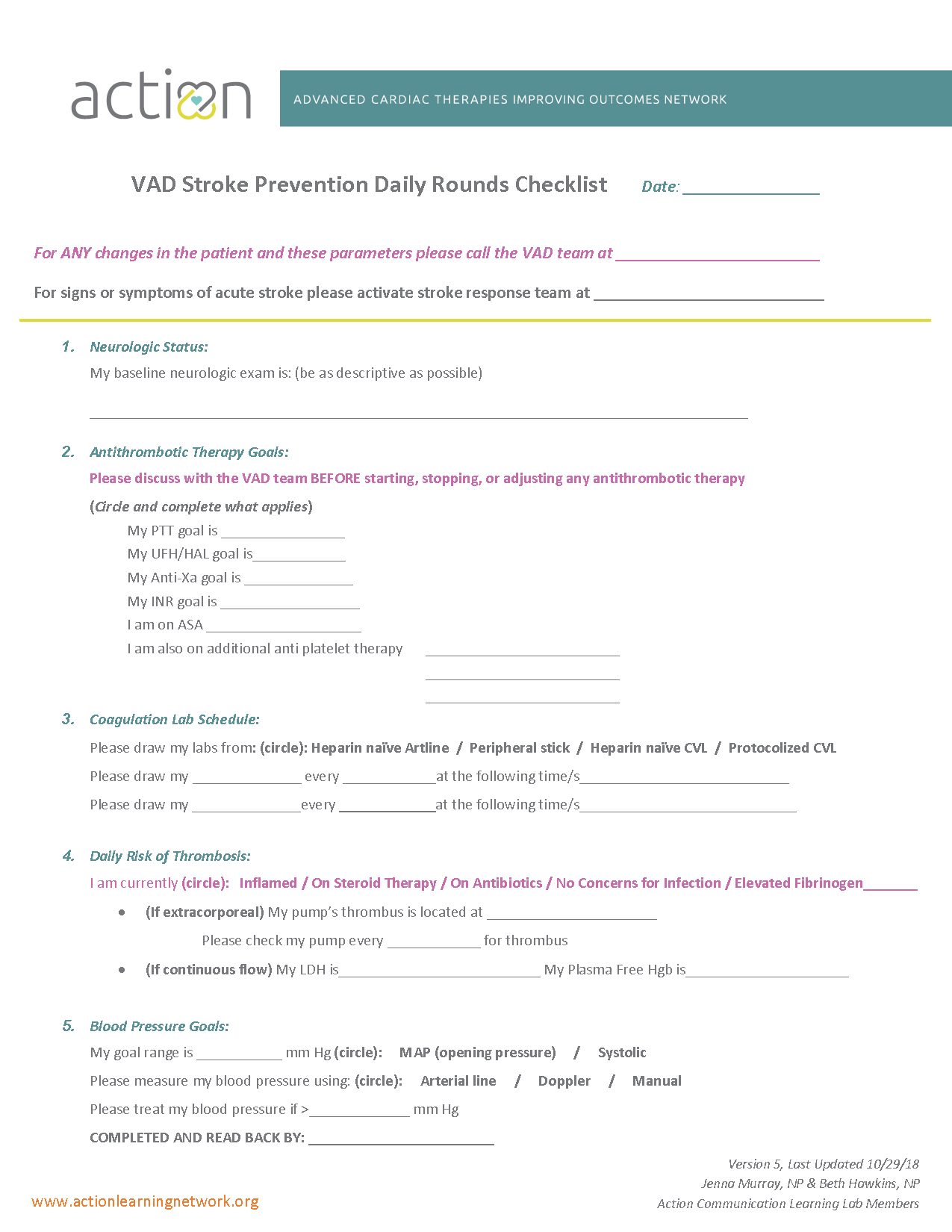 Library Action VADs – myactioneducation.org